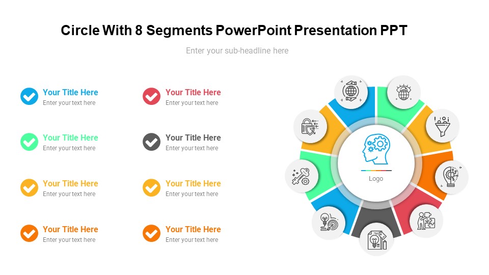 Circle With 8 Segments PowerPoint Presentation PPT - PPTUniverse
