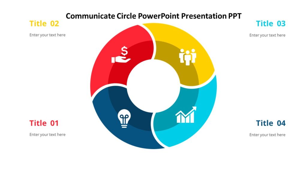 Communicate Circle PowerPoint Presentation PPT : 100% Editable PPTx