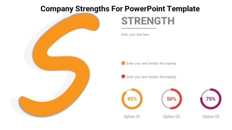 Company Strengths For PowerPoint Template - PPTUniverse