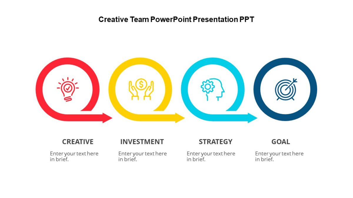 Creative Team PowerPoint Presentation PPT : 100% Editable PPTx