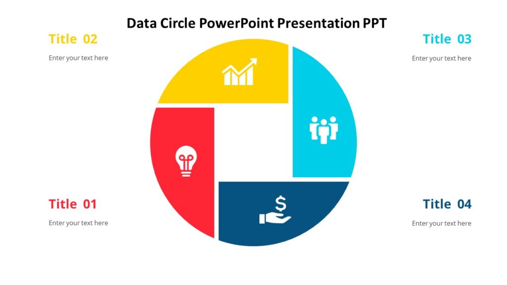 Data Circle PowerPoint Presentation PPT : 100% Editable PPTx