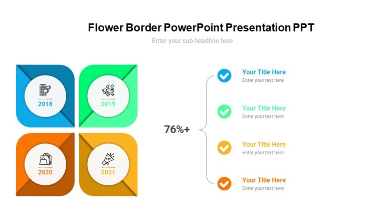 Flower Border PowerPoint Presentation PPT : 100% Editable PPTx