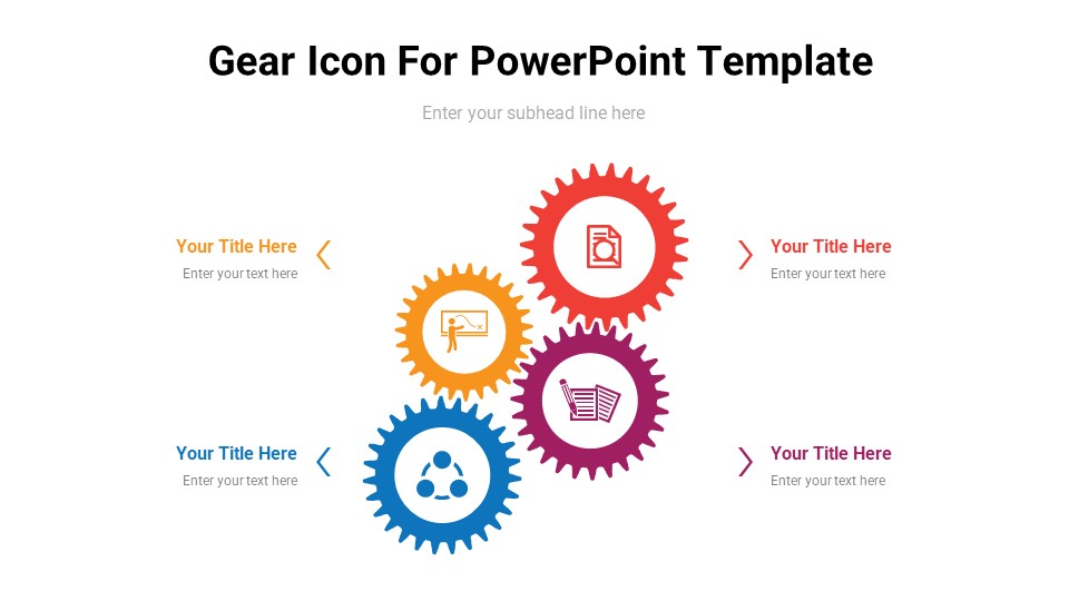 Powerpoint Gears Template