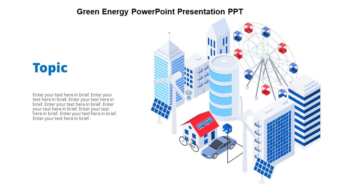 Green Energy PowerPoint Presentation PPT : 100% Editable PPTx