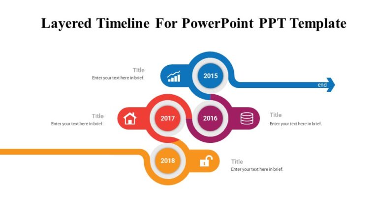 Layered Timeline For PowerPoint PPT Template - PPTUniverse