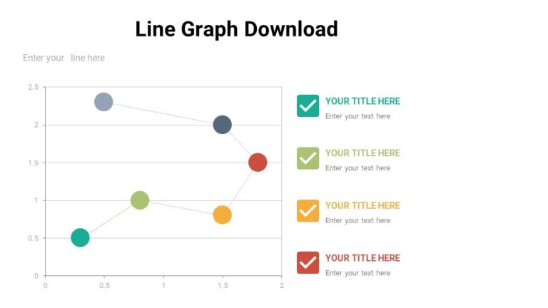 Line Graph Download : 100% Editable PPTx
