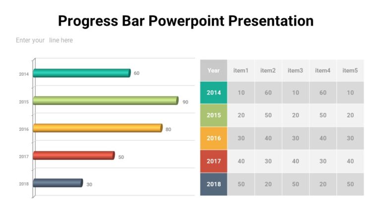Progress Bar Powerpoint Presentation - PPTUniverse