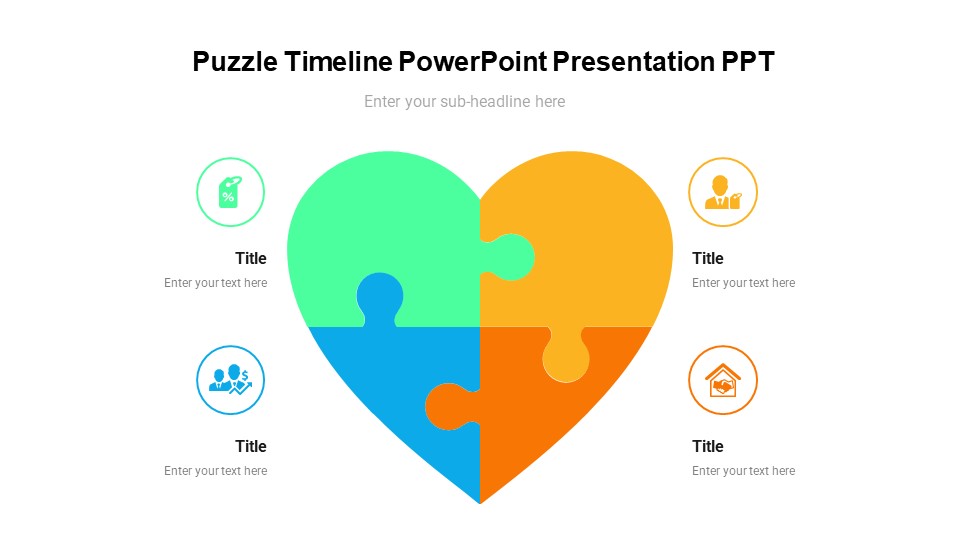 Puzzle Timeline PowerPoint Presentation PPT - PPTUniverse