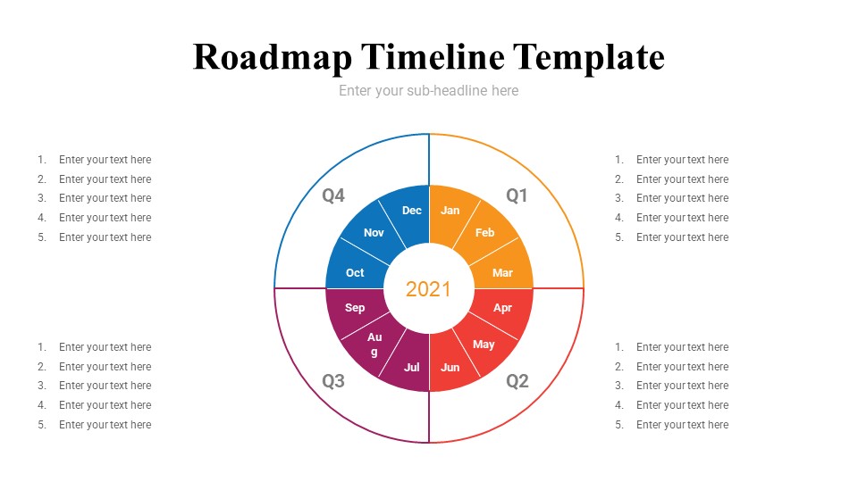 Roadmap Timeline Template - PPTUniverse