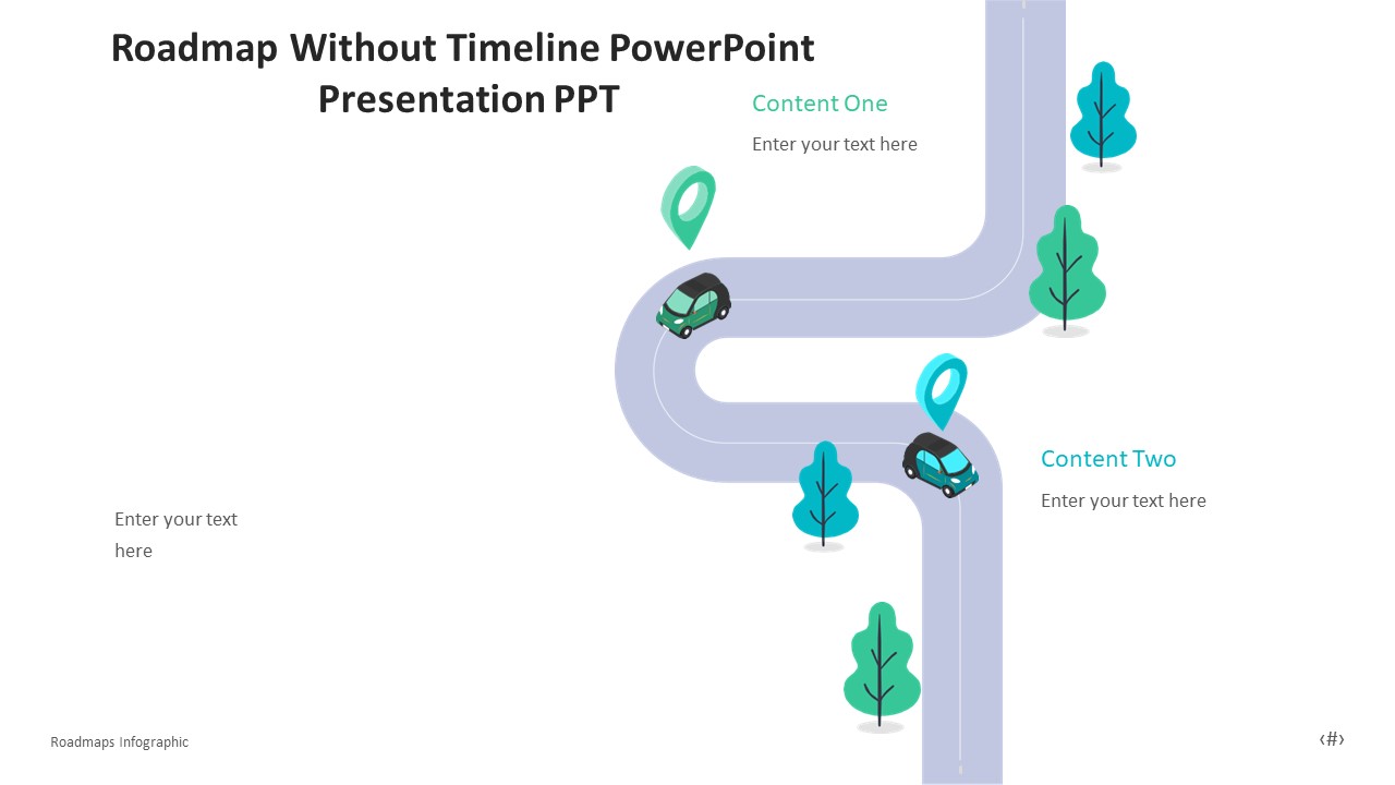 Roadmap Without Timeline PowerPoint Presentation PPT - PPTUniverse