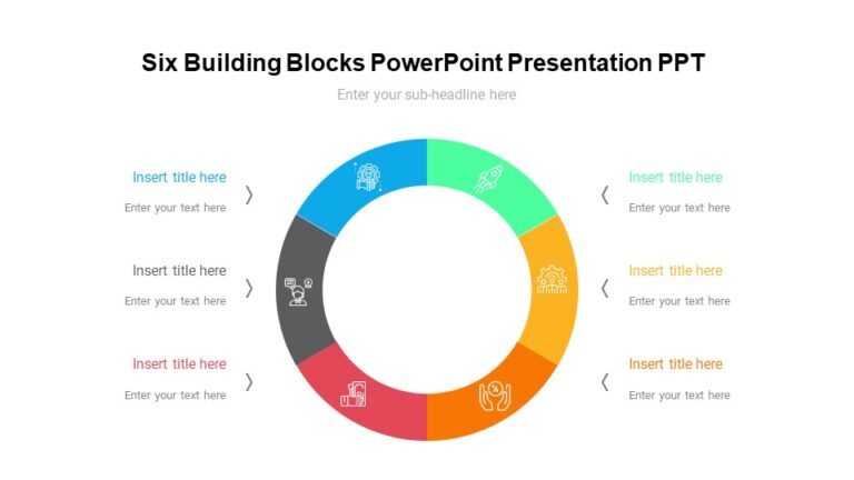 Six Building Blocks PowerPoint Presentation PPT - PPTUniverse