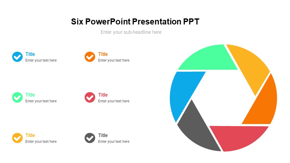 Six PowerPoint Presentation PPT - PPTUniverse