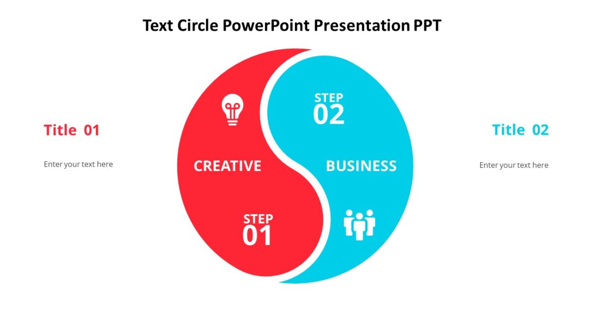 Text Circle PowerPoint Presentation PPT : 100% Editable PPTx