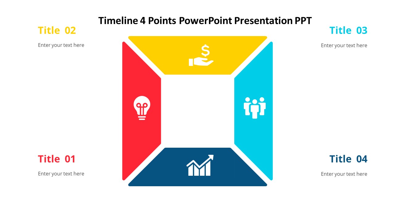 Timeline 4 Points PowerPoint Presentation PPT - PPTUniverse
