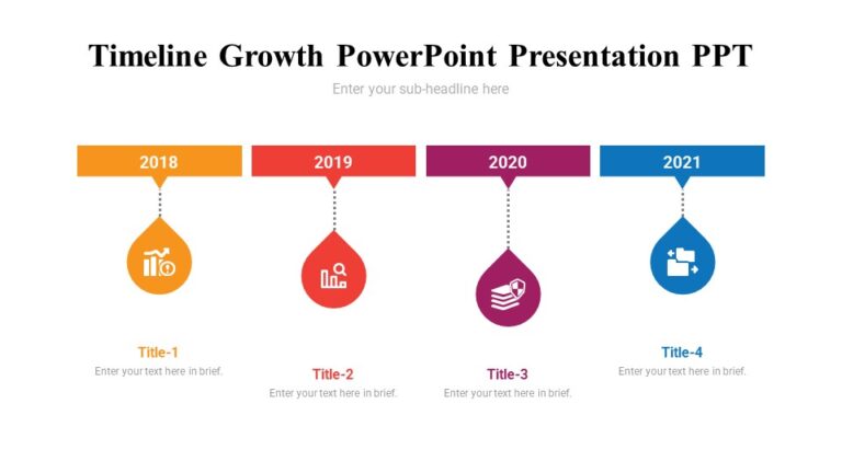 Timeline Growth PowerPoint Presentation PPT : 100% Editable PPTx