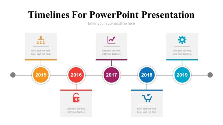 Timelines For PowerPoint Presentation - PPTUniverse