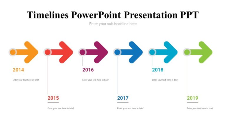 Timelines PowerPoint Presentation PPT : 100% Editable PPTx