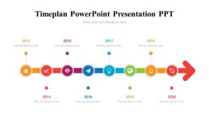 Timeplan PowerPoint Presentation PPT : 100% Editable PPTx