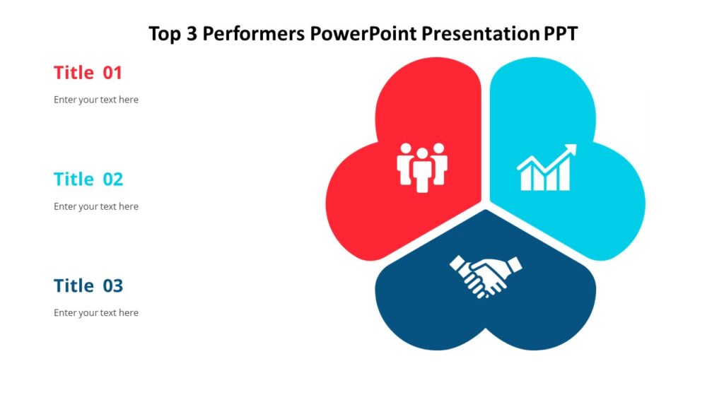 Top 3 Performers PowerPoint Presentation PPT : 100% Editable PPTx