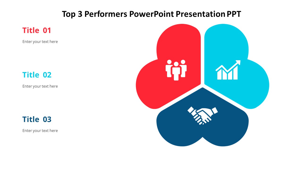 Top 3 Performers PowerPoint Presentation PPT - PPTUniverse