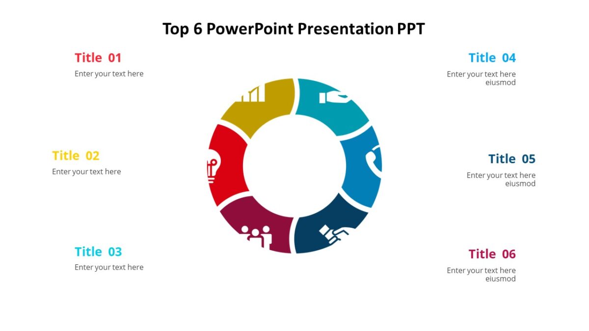 Top 6 PowerPoint Presentation PPT : 100% Editable PPTx