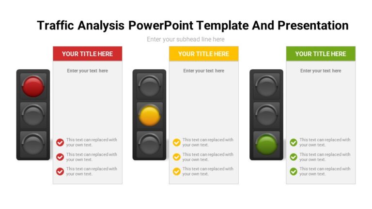 Traffic Analysis PowerPoint Template And Presentation : 100% Editable PPTx