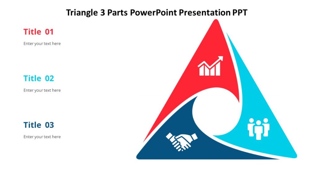 Triangle 3 Parts PowerPoint Presentation PPT - PPTUniverse : Fully ...