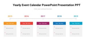 Yearly Event Calendar PowerPoint Presentation PPT - PPTUniverse