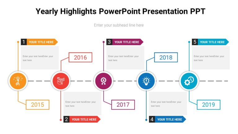 Yearly Highlights PowerPoint Presentation PPT - PPTUniverse