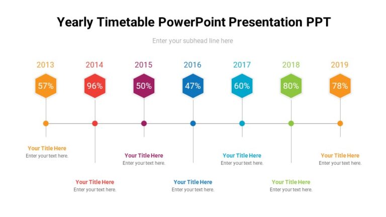 Yearly Timetable PowerPoint Presentation PPT - PPTUniverse