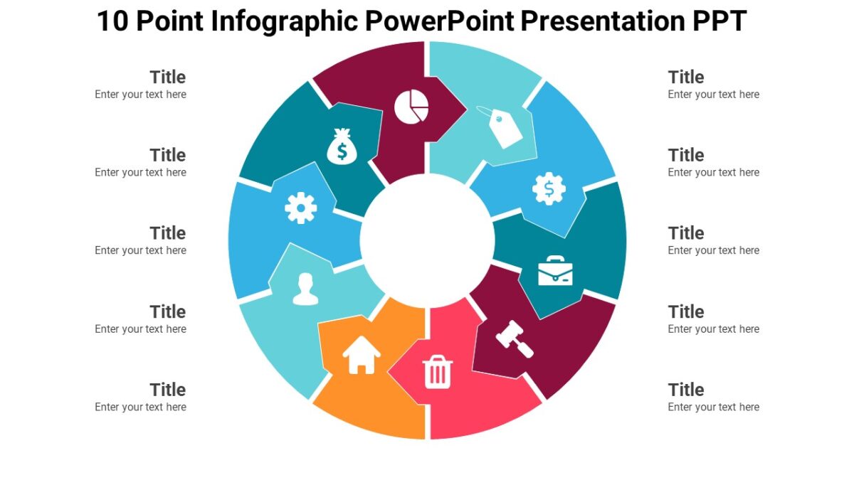 10 Point Infographic PowerPoint Presentation PPT - PPTUniverse