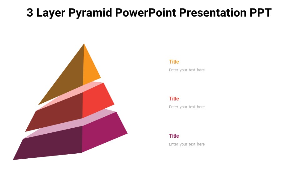 3 Layer Pyramid PowerPoint Presentation PPT - PPTUniverse