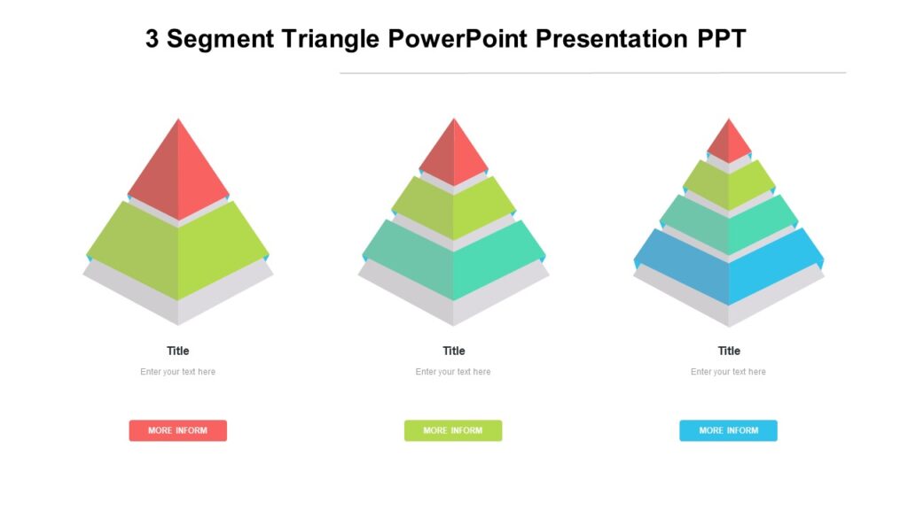 3 Segment Triangle PowerPoint Presentation PPT - PPTUniverse