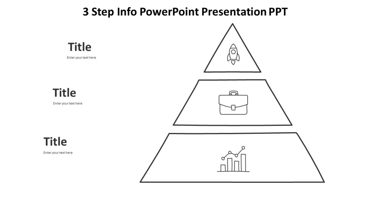 3 Step Info PowerPoint Presentation PPT : 100% Editable PPTx