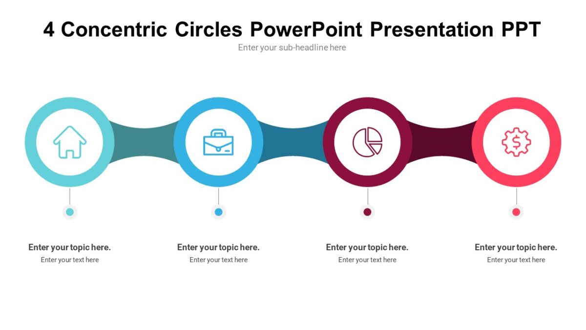 4 Concentric Circles PowerPoint Presentation PPT - PPTUniverse