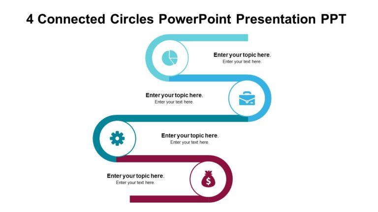 4 Connected Circles PowerPoint Presentation PPT - PPTUniverse