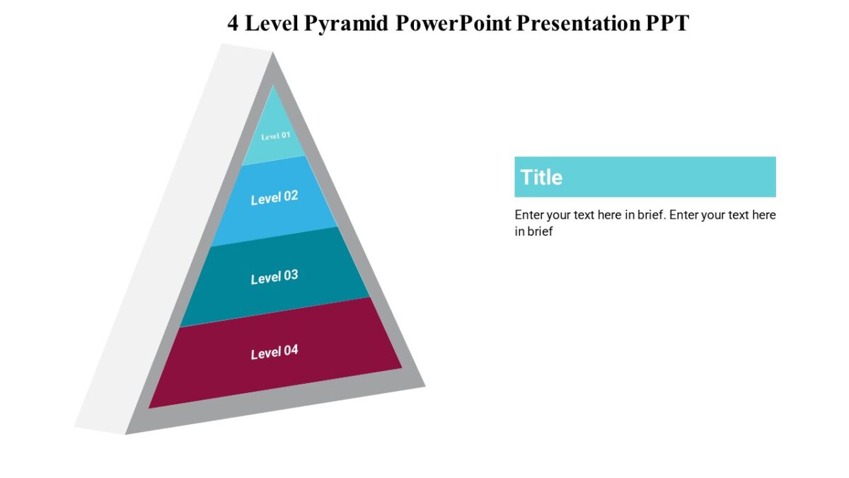 4 Level Pyramid PowerPoint Presentation PPT - PPTUniverse