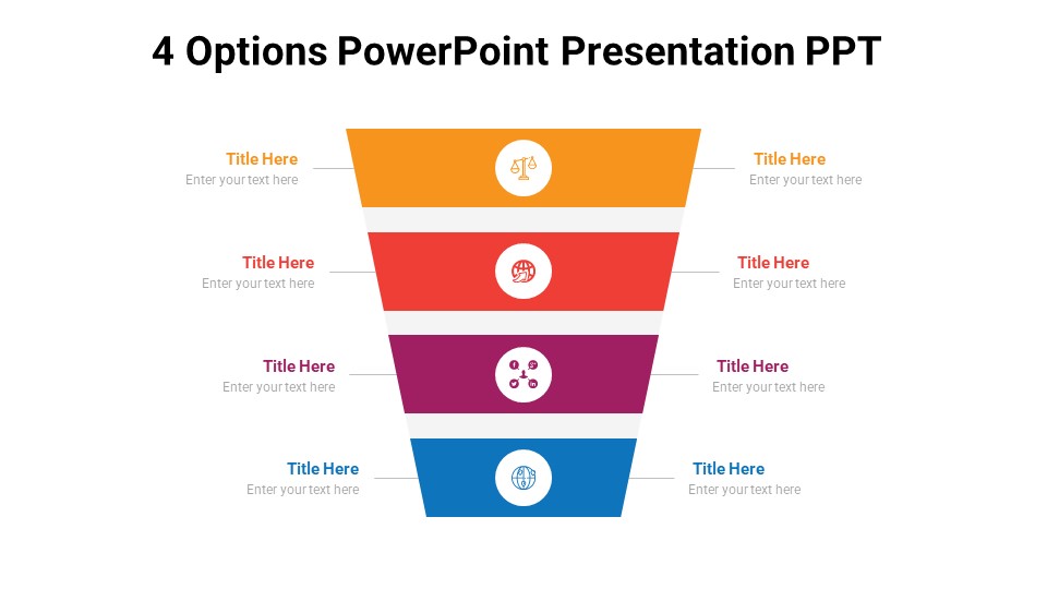 4 Options PowerPoint Presentation PPT - PPTUniverse