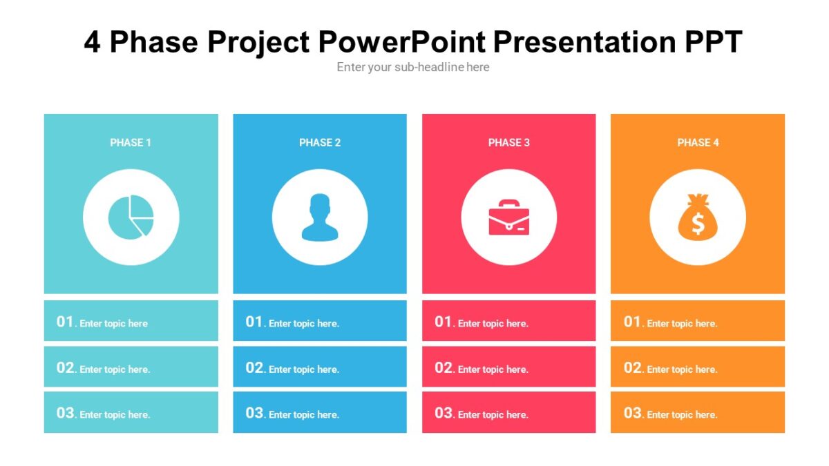 4 Phase Project PowerPoint Presentation PPT - PPTUniverse