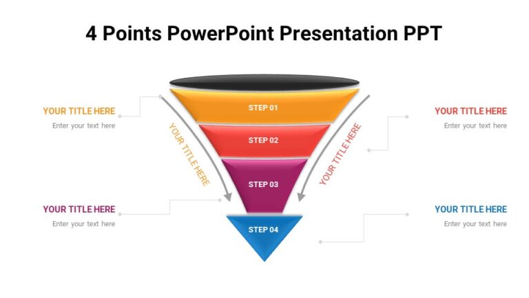 4 Points PowerPoint Presentation PPT : 100% Editable PPTx