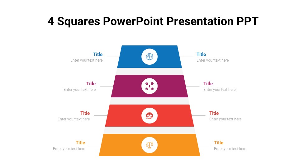 4 Squares PowerPoint Presentation PPT - PPTUniverse