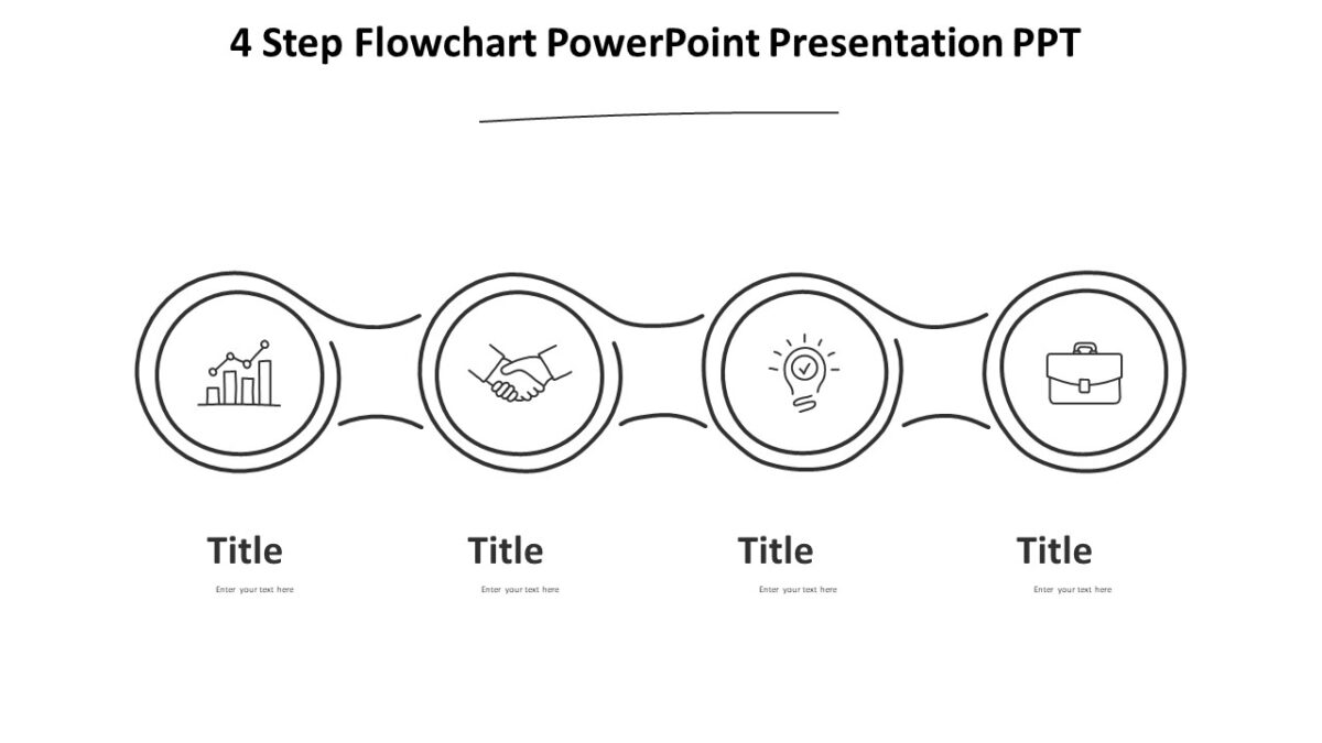 4 Step Flowchart PowerPoint Presentation PPT - PPTUniverse