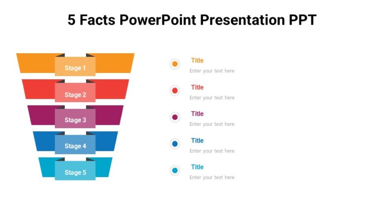 5 Facts PowerPoint Presentation PPT : 100% Editable PPTx