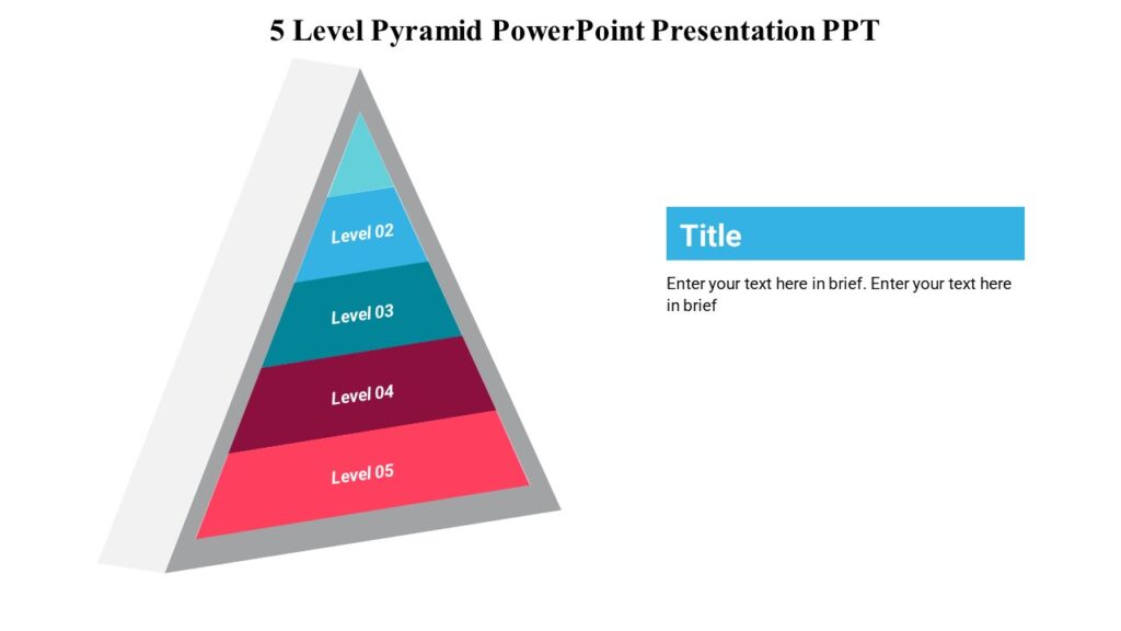 5 Level Pyramid PowerPoint Presentation PPT - PPTUniverse
