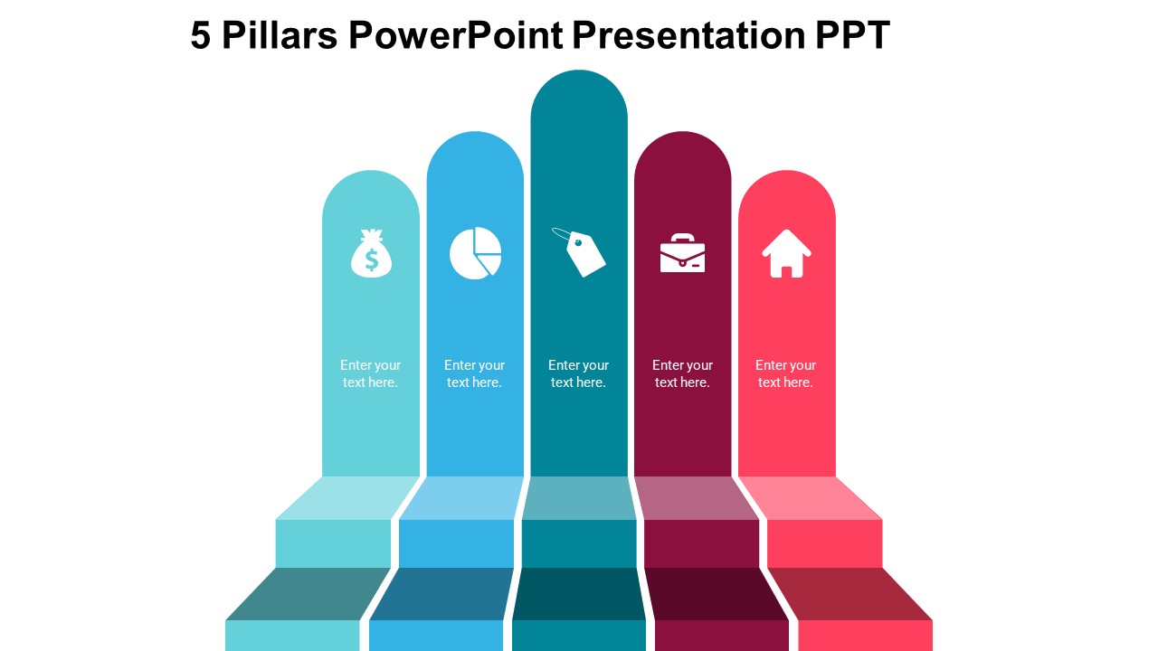 5 Pillars PowerPoint Presentation PPT - PPTUniverse