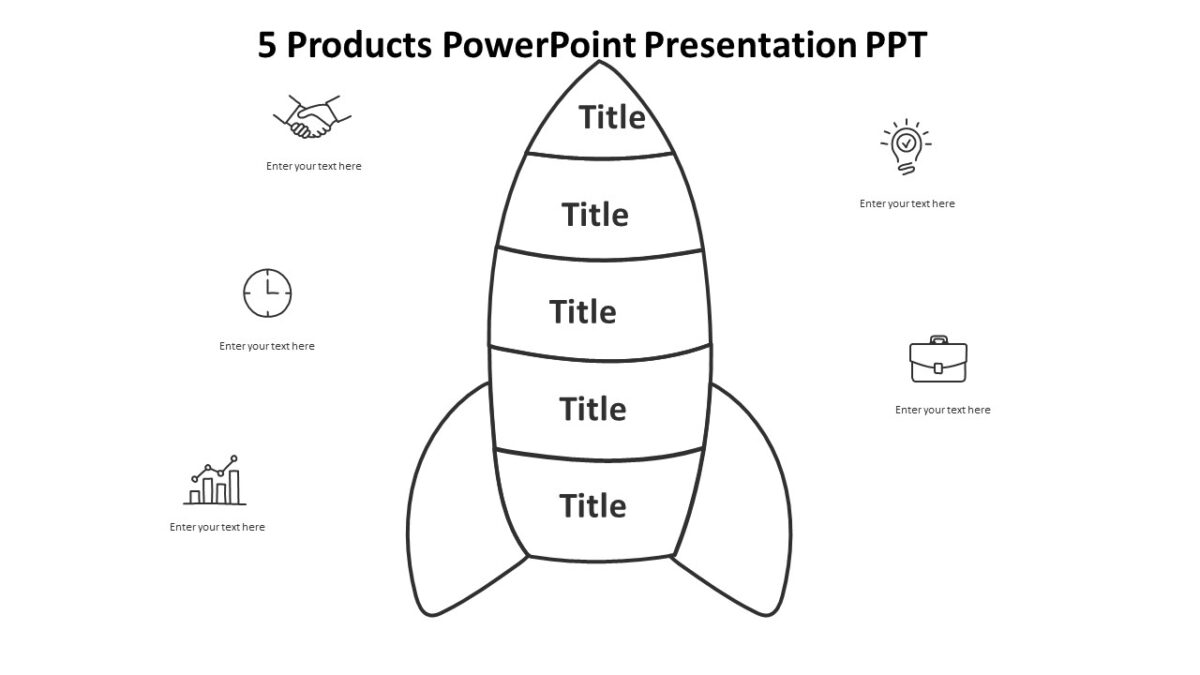 5 Products PowerPoint Presentation PPT - PPTUniverse
