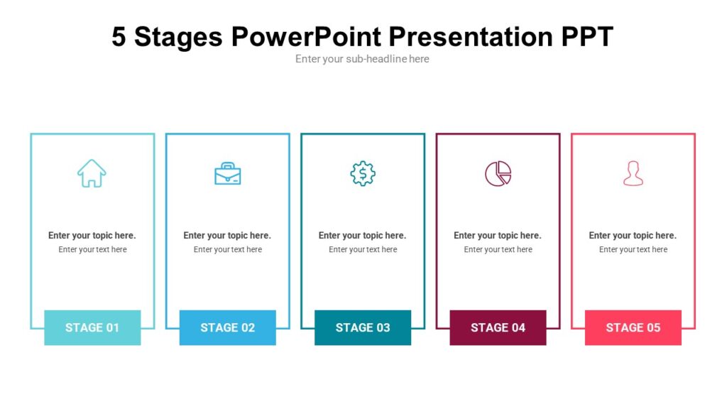 5 Stages PowerPoint Presentation PPT - PPTUniverse