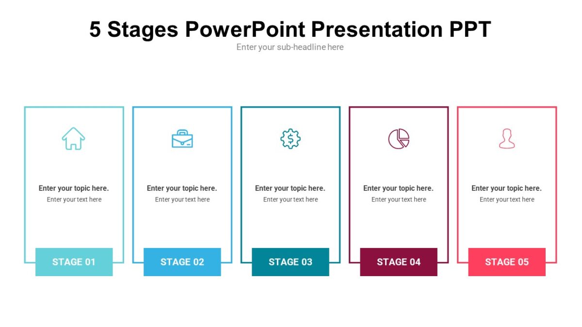 5 Stages PowerPoint Presentation PPT - PPTUniverse