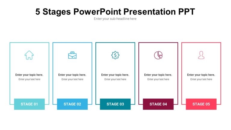 5 Stages PowerPoint Presentation PPT - PPTUniverse