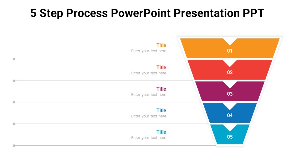 5 Step Process PowerPoint Presentation PPT - PPTUniverse